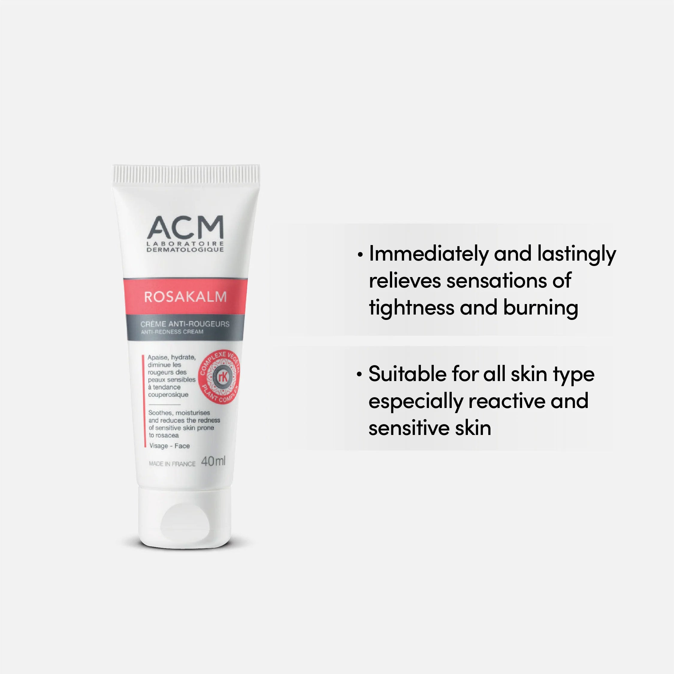 ACM Rosakalm Anti-Redness Cream 40ml | Dermaskinshop SG